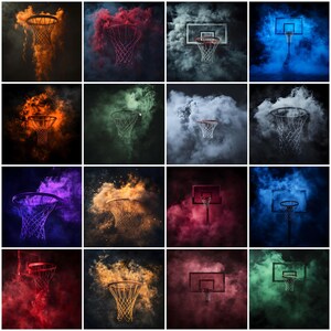 Basketball Digital Backdrops for Sports Photography, Basketball ...