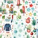 Watercolor Christmas Clipart Digital Paper, Watercolor Clipart ...