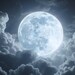 Magical Moon Digital Backdrop Set Maternity Digital Backdrop Overlays ...