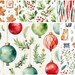 Watercolor Christmas Clipart Digital Paper, Watercolor Clipart ...
