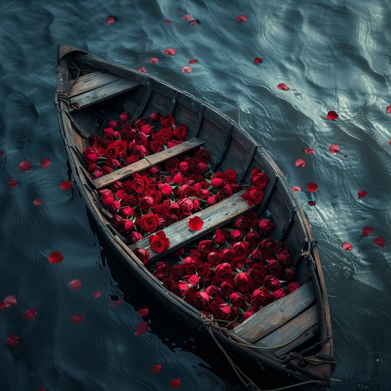 Flores de rosas rojas y fondos digitales de barcos Maternidad fondo ...