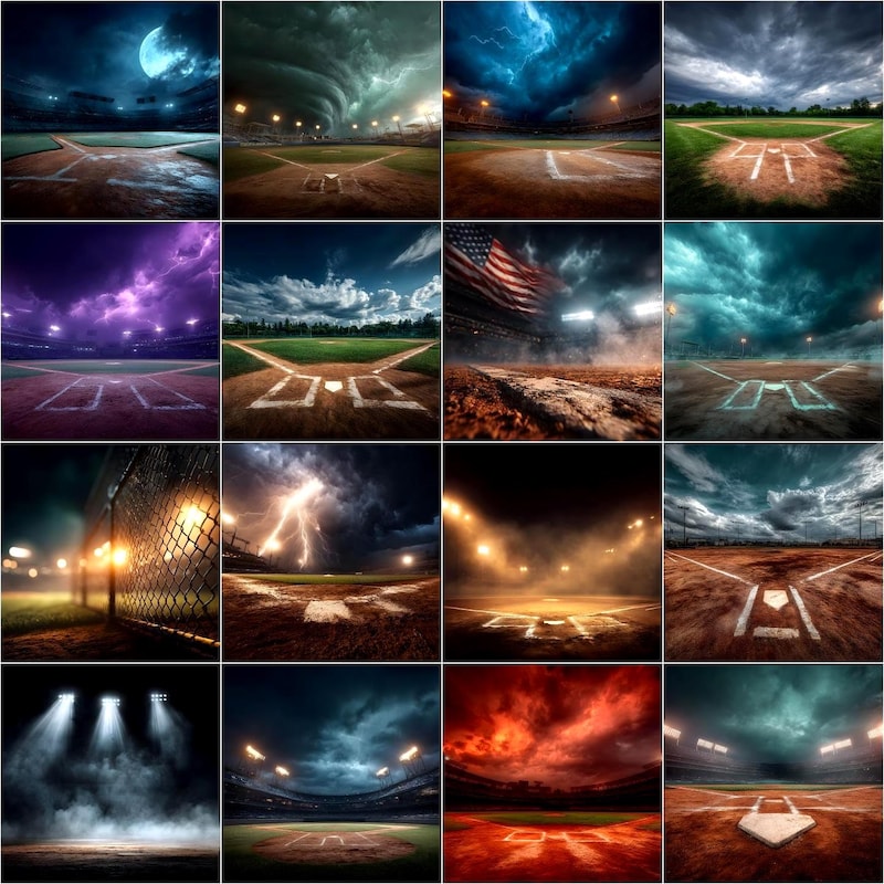 Sports Stadium Backdrop - Etsy
