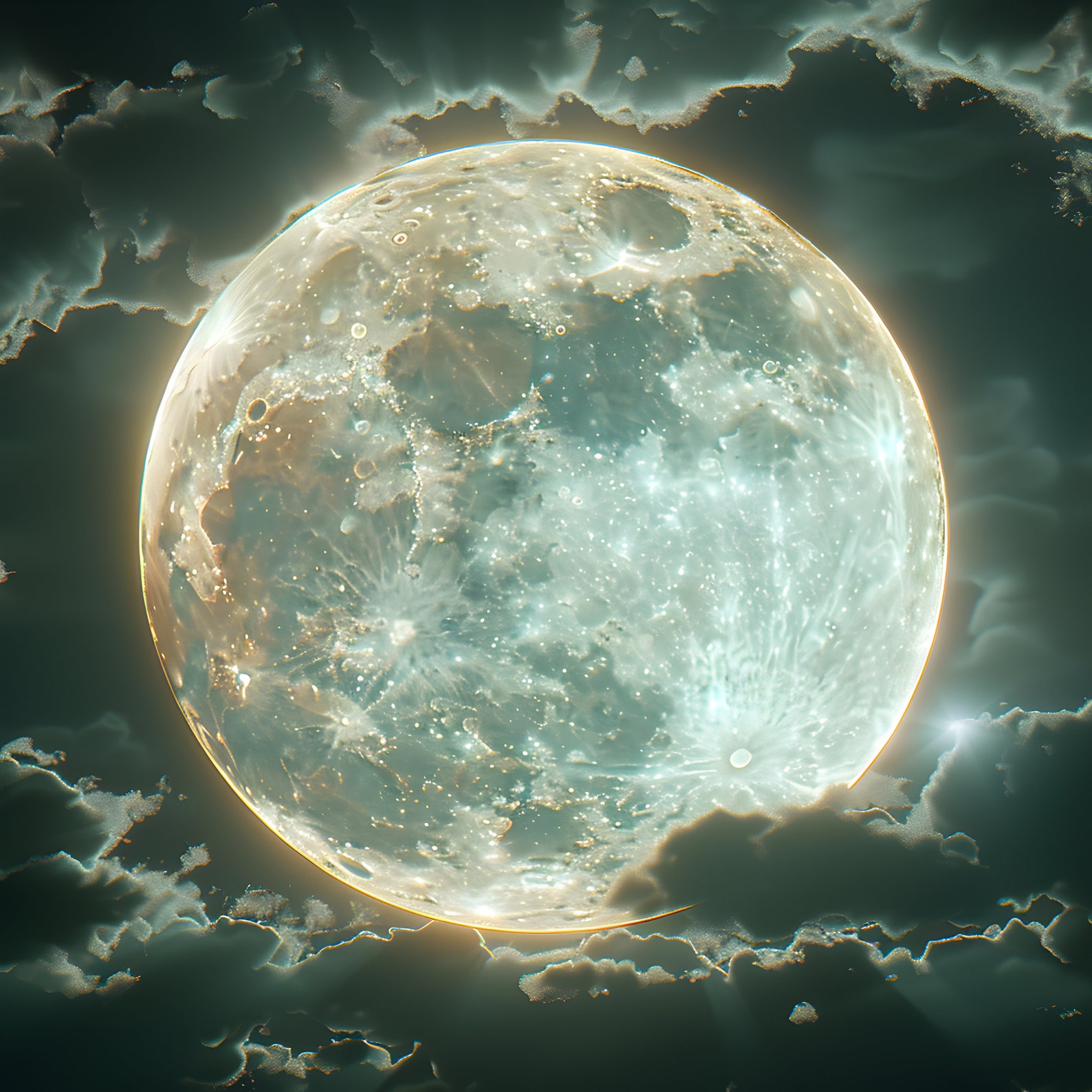 Magical Moon Digital Backdrop Set Maternity Digital Backdrop Overlays ...