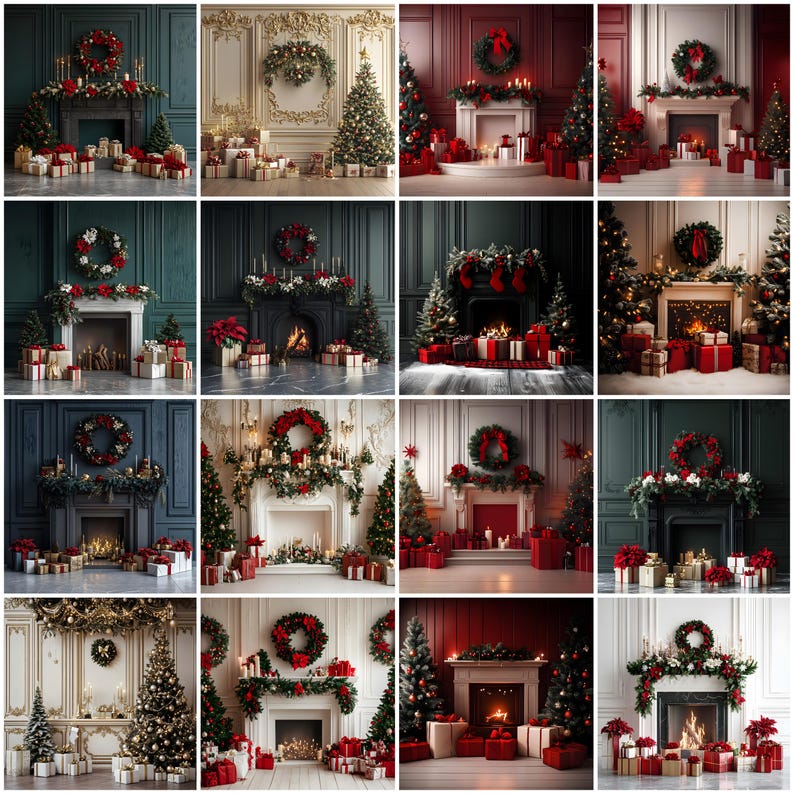 Christmas Digital Backdrops, Christmastime Digital Photography ...