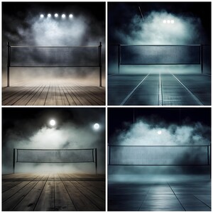 Volleyball Digital Backdrops, Sports Background for Volleyball Poster ...