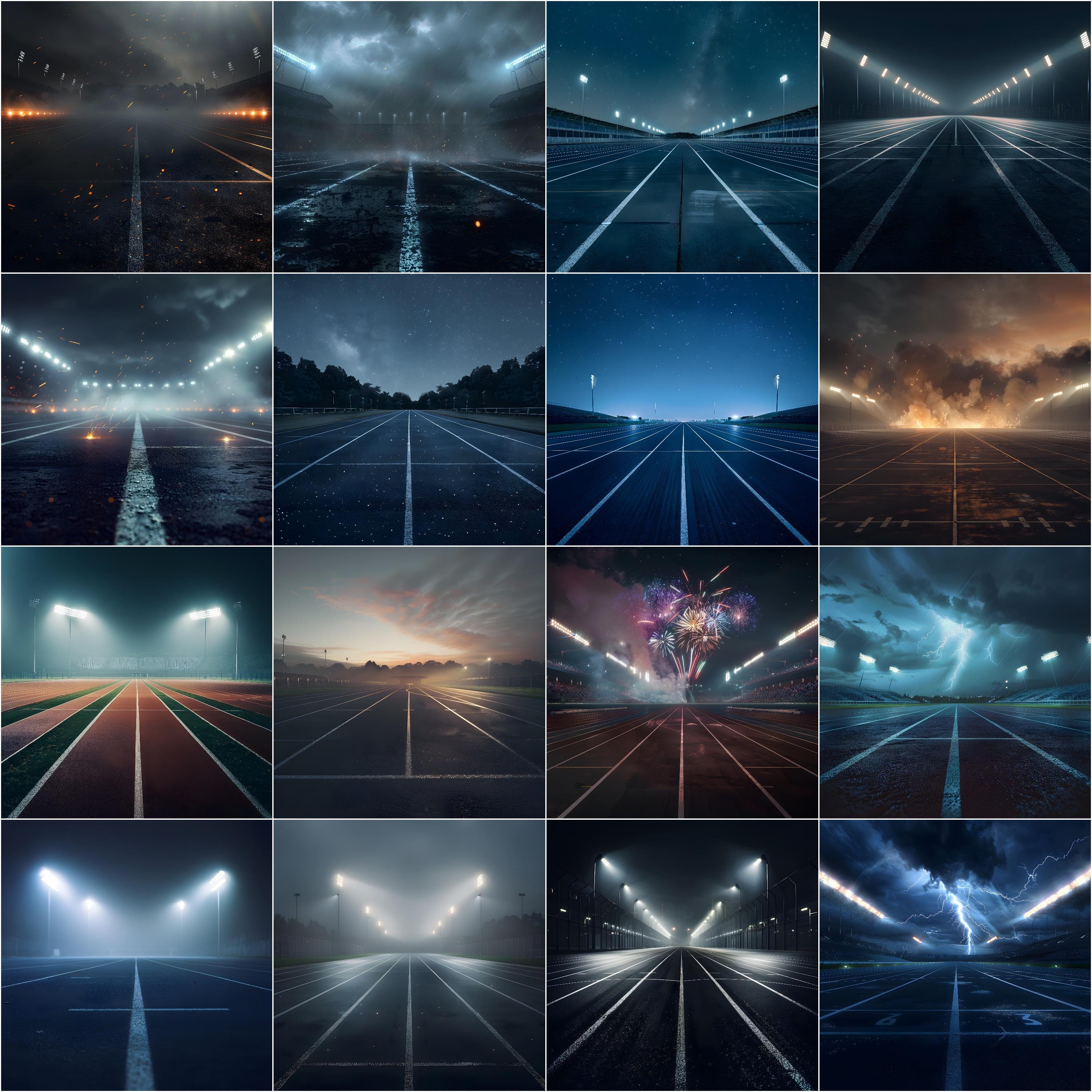 75 Runner Track and Field Background, Running Stadium Backdrops, Track ...