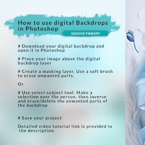 Boho Digital Background Floral Boho Maternity Digital Backdrop Overlay Wedding Backdrop Neutral ...