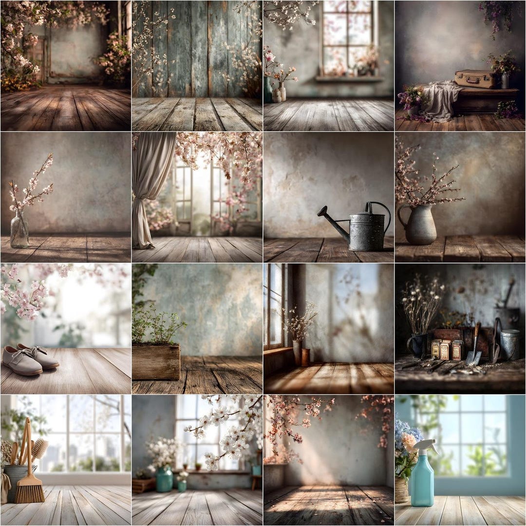Spring Digital Backdrops Bundle – 60 Studio Fine Art Professional ...