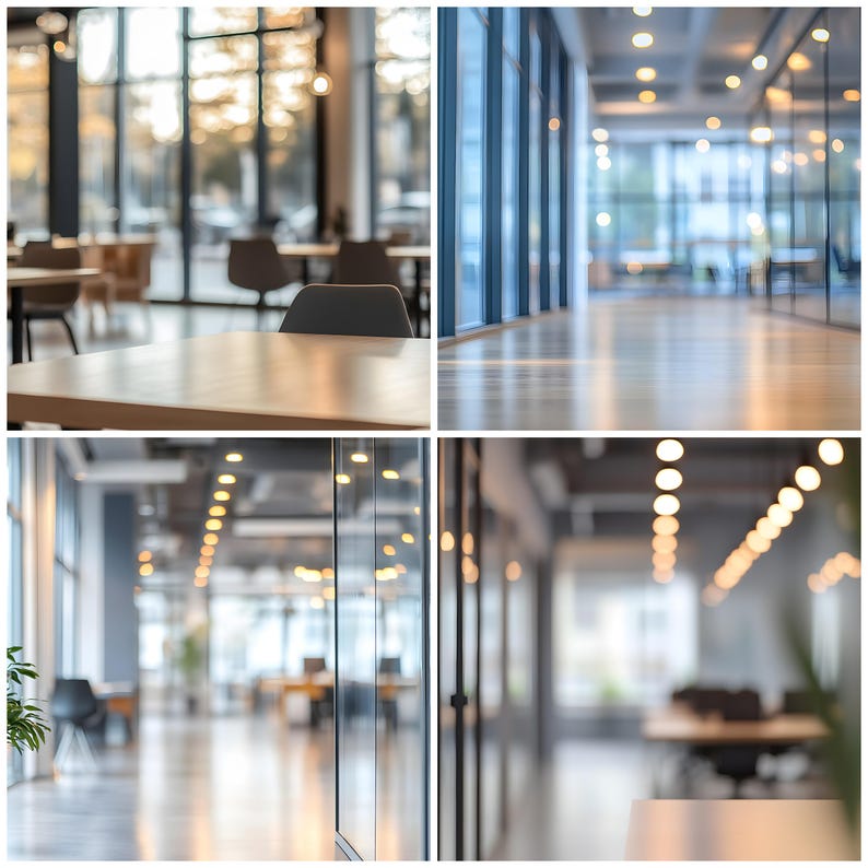 Modern Minimal Office Digital Backdrop for Resume Blurred Professional ...