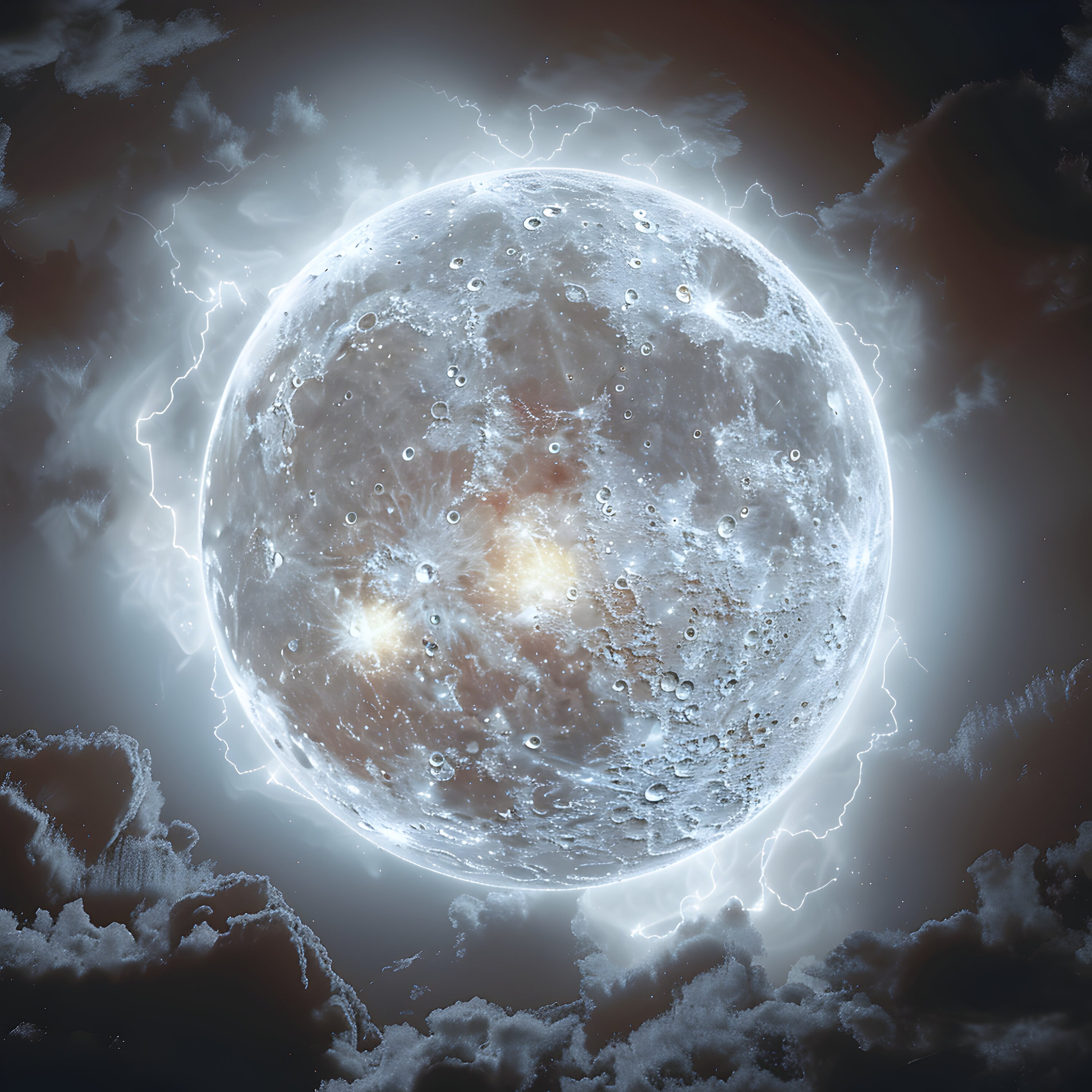 Magical Moon Digital Backdrop Set Maternity Digital Backdrop Overlays ...