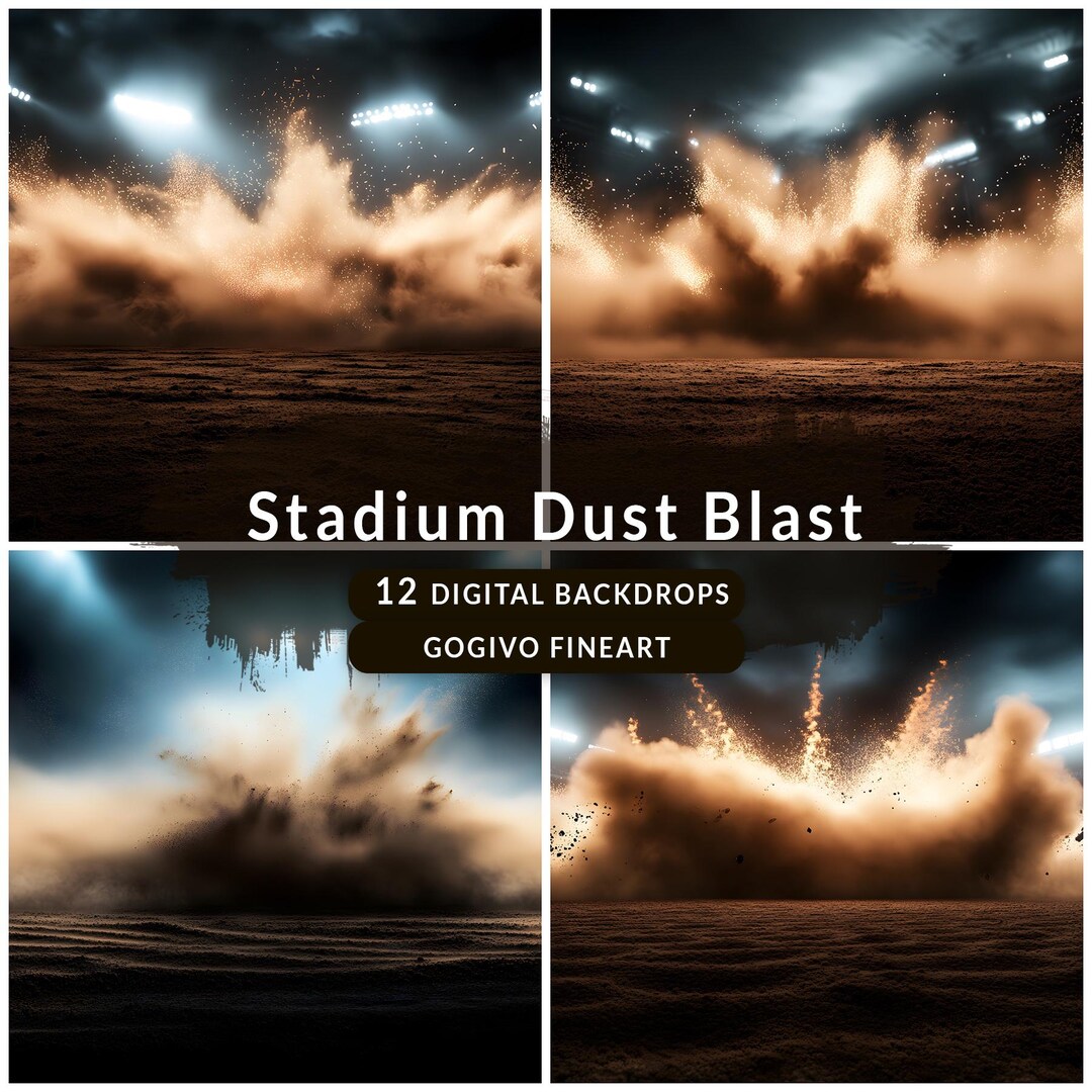 Sports Backgrounds Friday Night Stadium Lights Sports Digital Photo ...