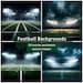 Football Stadium Background With Fog and Stadium Lights, Football ...