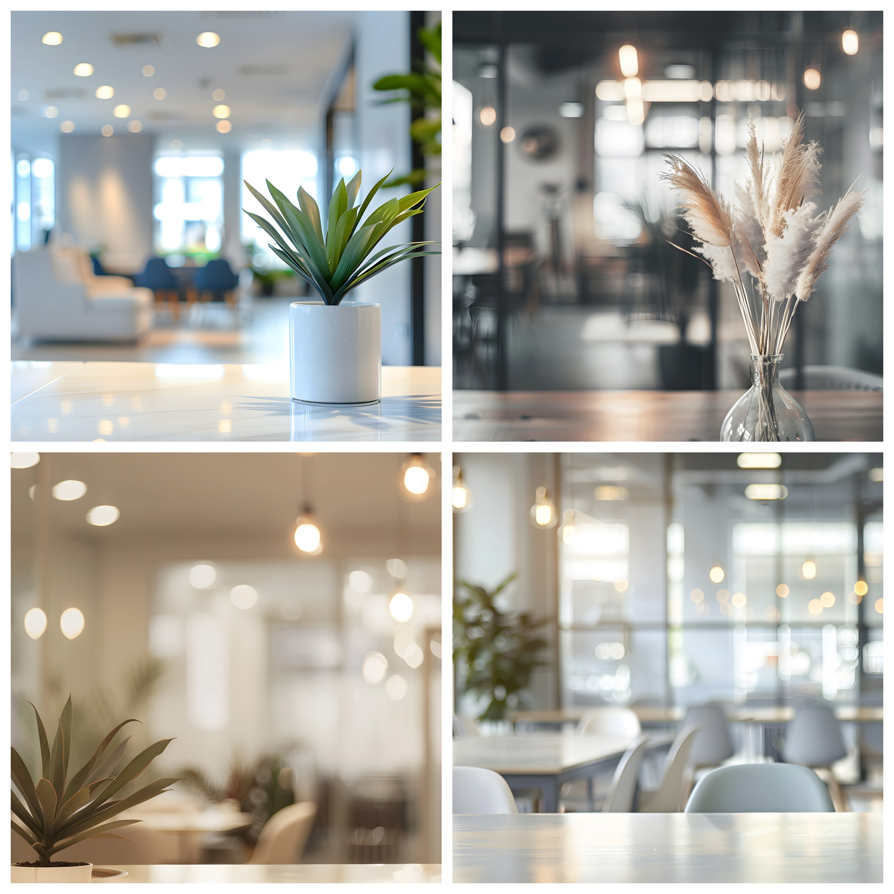 Modern Minimal Office Digital Backdrop Soft Focus Blurred Professional ...