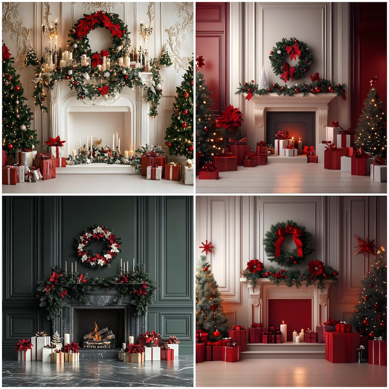 Christmas Digital Backdrops, Christmastime Digital Photography ...
