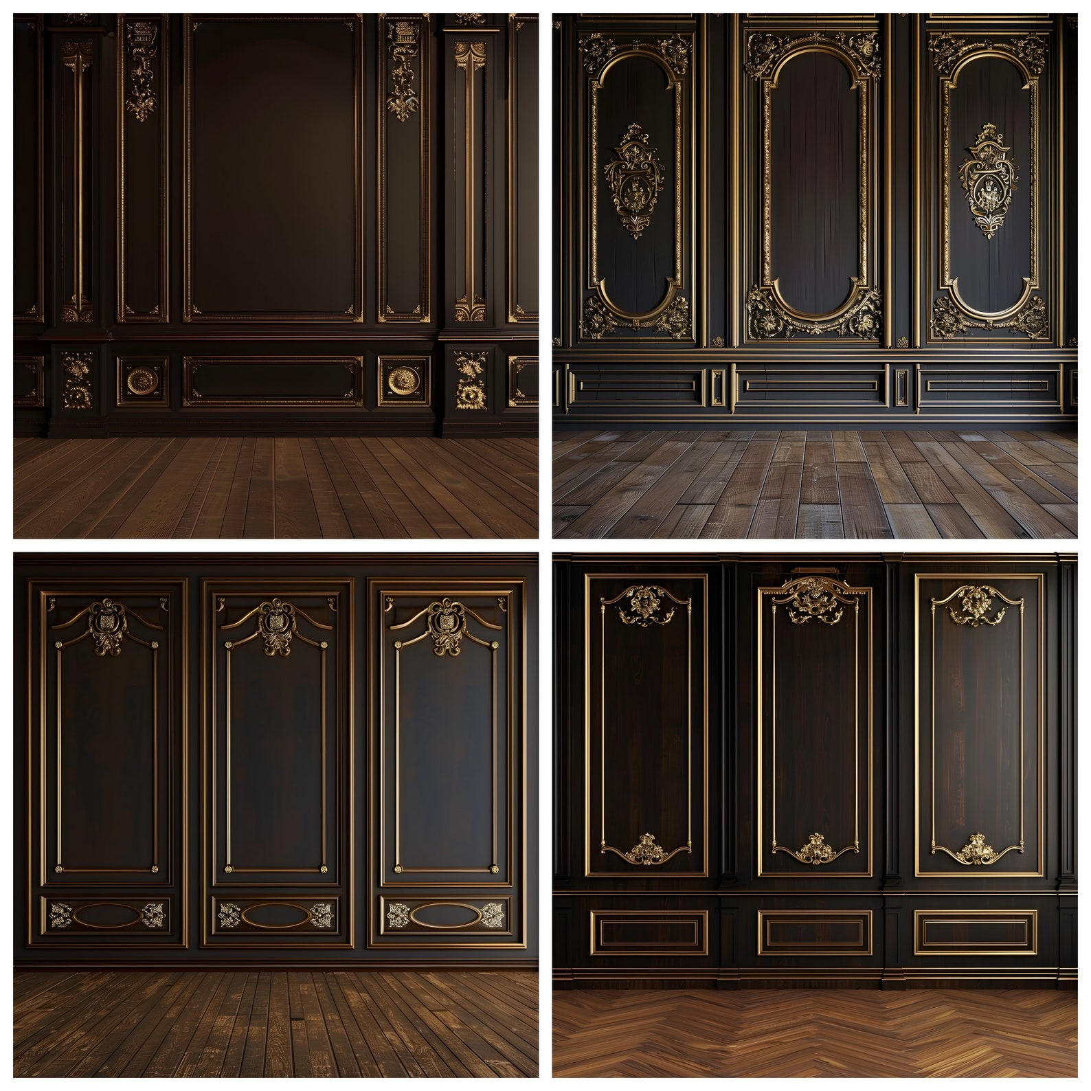 Brown Panel Wall Digital Backdrop Set Maternity Digital Backdrop ...