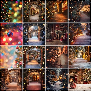 Holiday Christmas Digital Backdrops, Christmastime Digital Photography ...