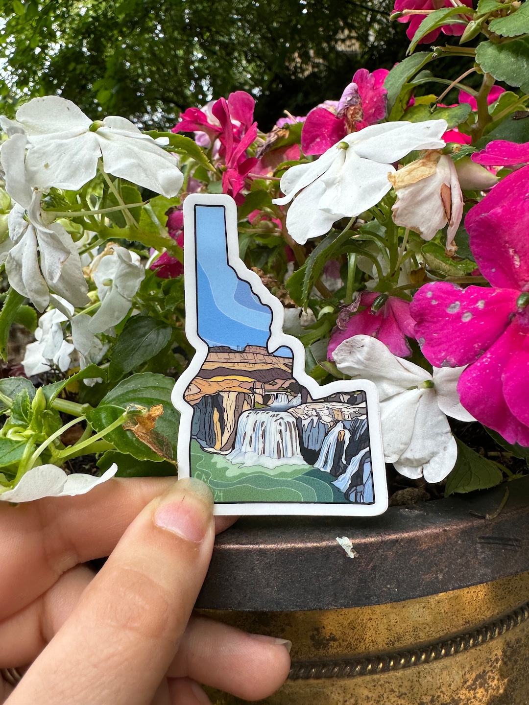 Shoshone Falls, Idaho Sticker | 3" Vinyl Sticker - Etsy