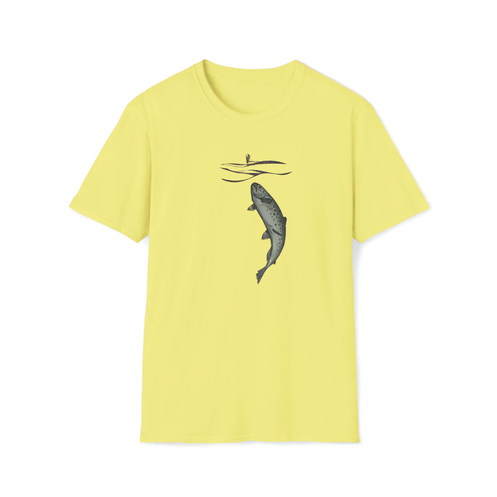 Brown Trout Stalking Dry Fly Fly Fishing T-shirt Fly Fisherman Tshirt ...