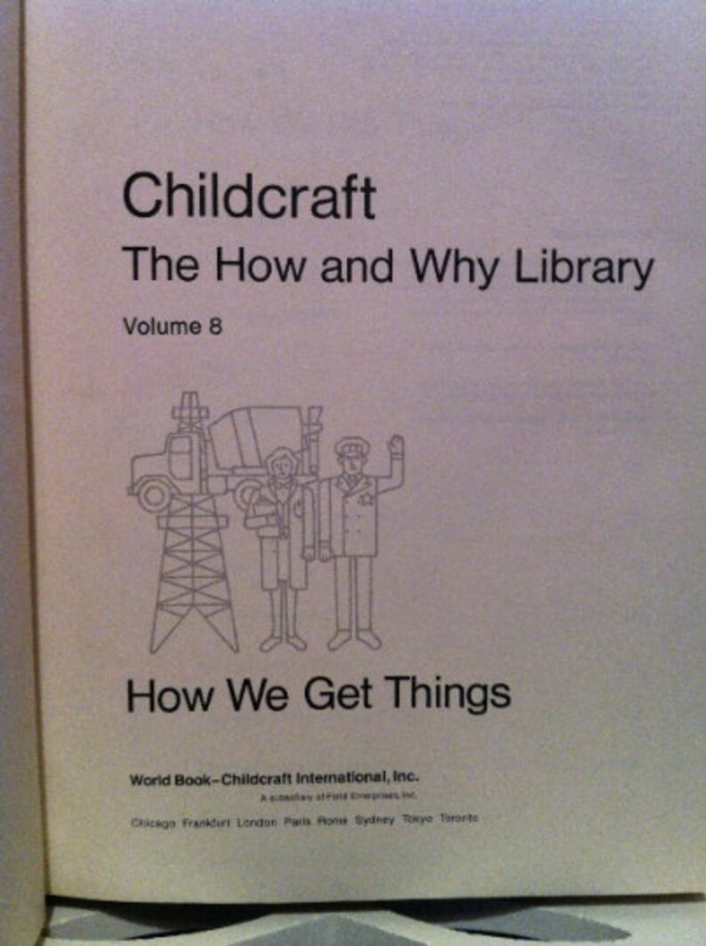 Childcraft 1976 Vol 08 the How and Why Library How Things Work How We ...