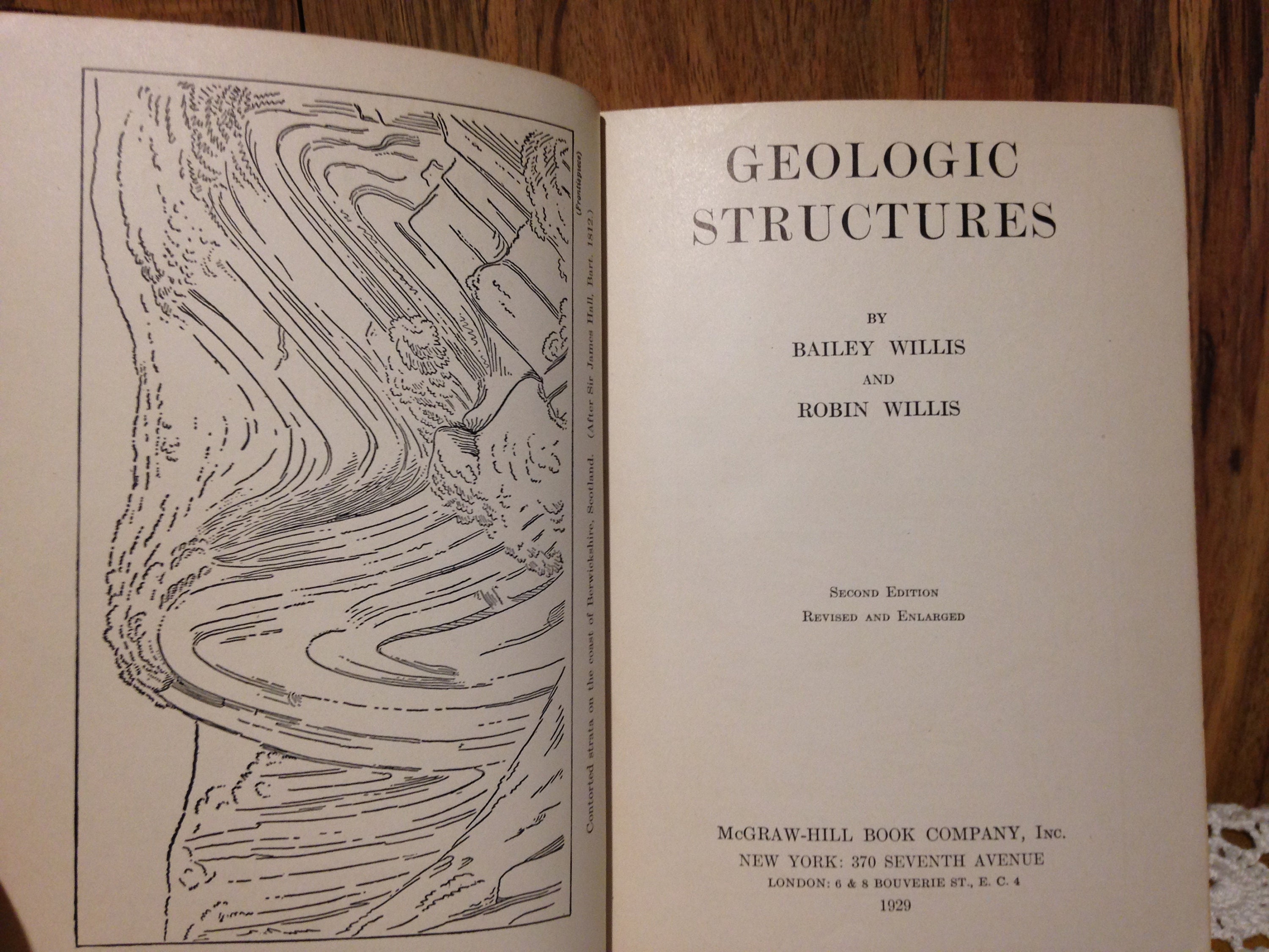 Geologic Structures by Bailey Willis and Robin Willis Copyright 1929 ...
