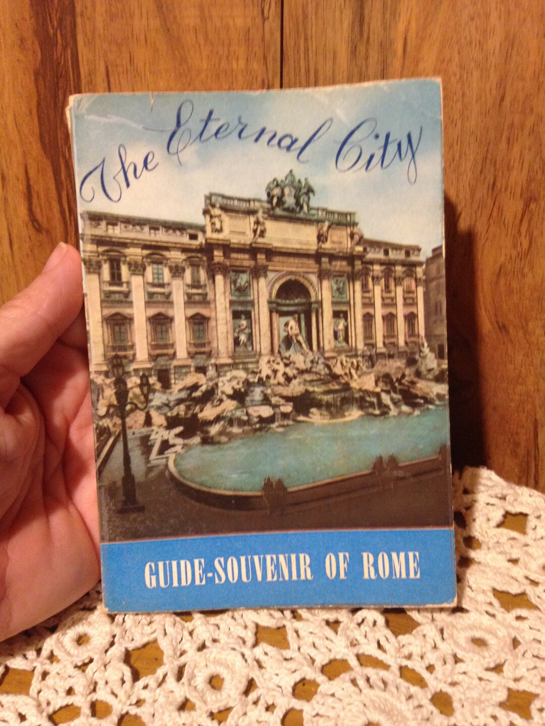 Eternal City Guide Souvenir of Rome 1960 Black and White Pictures Maps ...