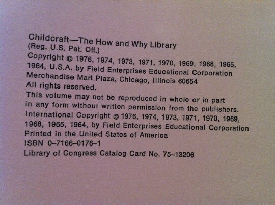 Childcraft 1976 Vol 12 the How and Why Library How Things Work Look and ...