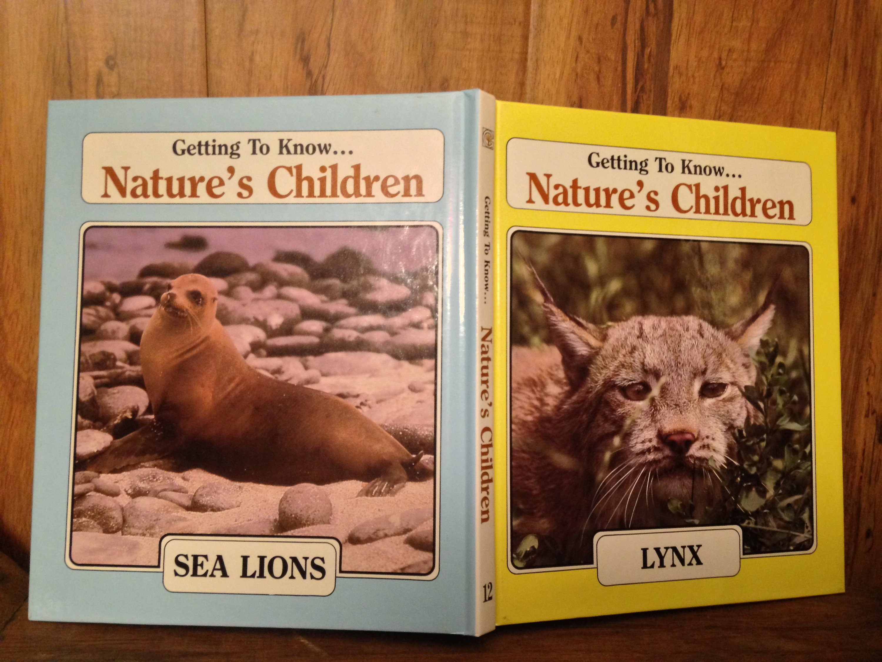 Getting to Know Nature's Children Lynx and Sea Lions Copyright 1985 Two ...