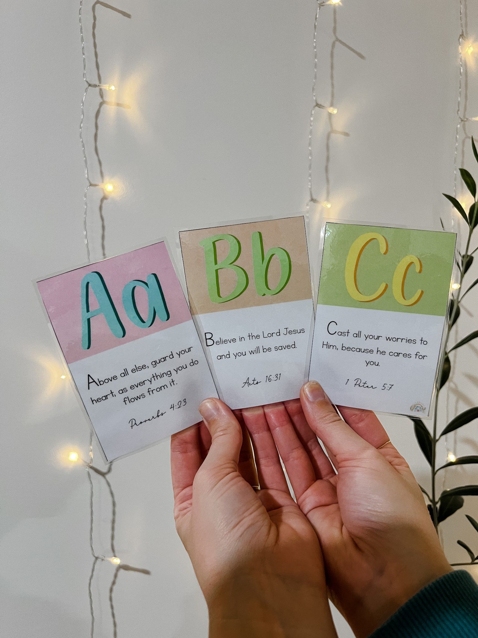 Alphabet Bible Verse Cards Printable | Etsy