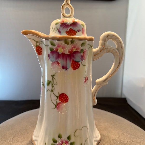 Antique Japan Porcelain Coffee Pot - Etsy