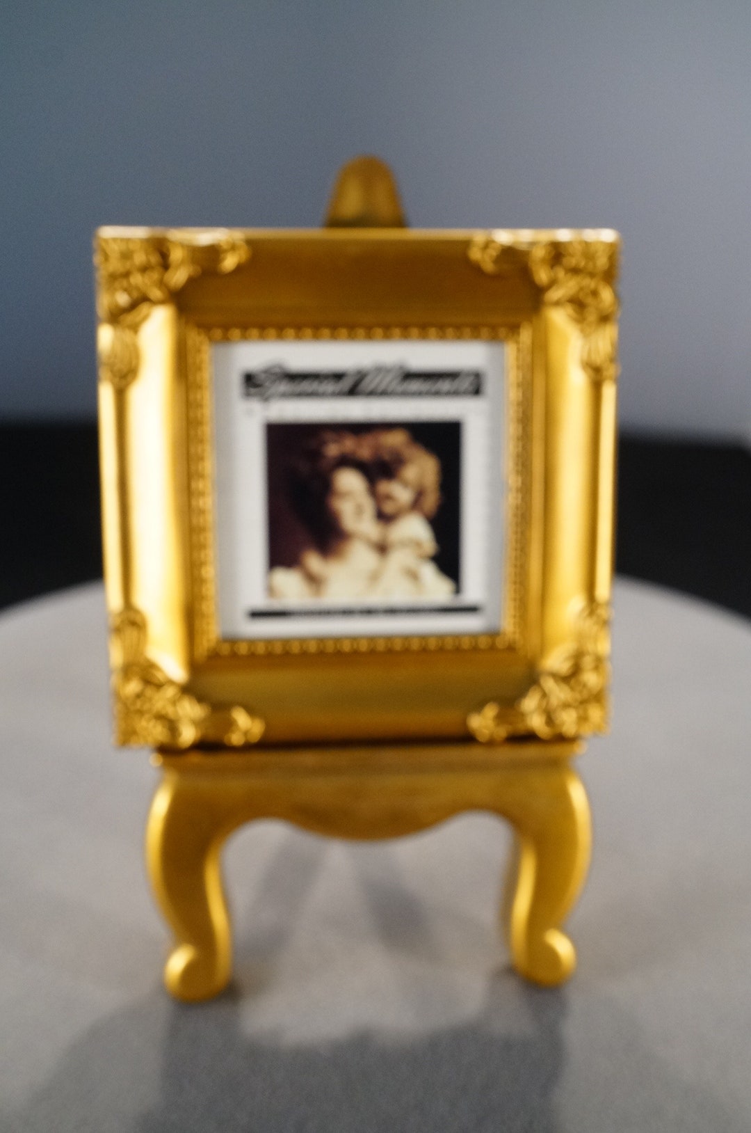 Vintage Square Resin Picture Frame Display Table Top Design Esal Fancy ...