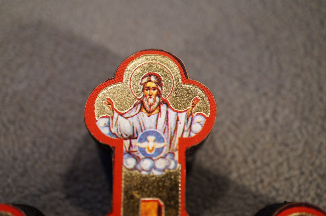 Vintage Greek Italian Florentine Gold Gilt Gesso Wooden Icon Religious ...