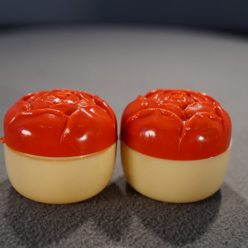 Red Top Salt Pepper - Etsy