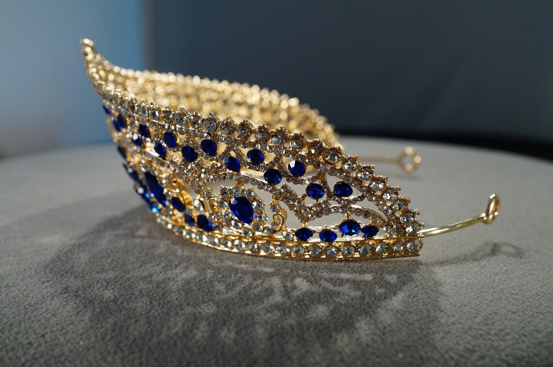 Vintage Wedding Bridal Tiara Luxury Bridal Crown Prom Crown Multi Round ...