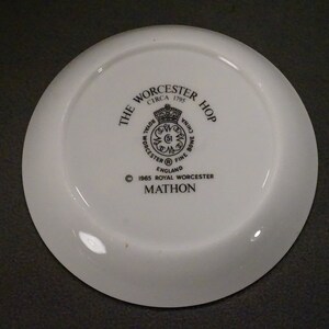 Antique Vintage England Royal Worcester Bone China Set 4 Floral Design ...