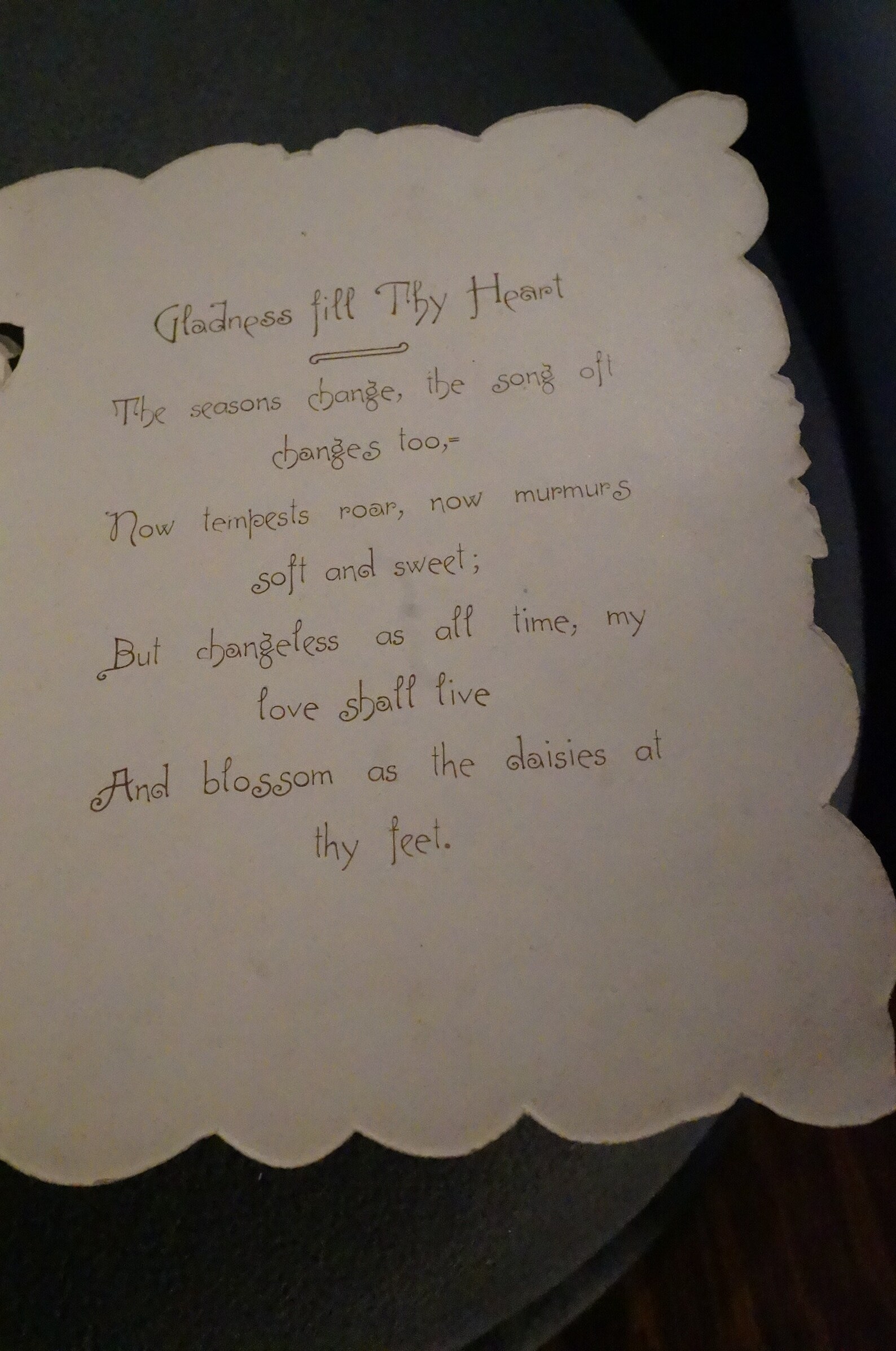 Antique 1800 Victorian Era Sweet Heart Valentine Card Embossed - Etsy