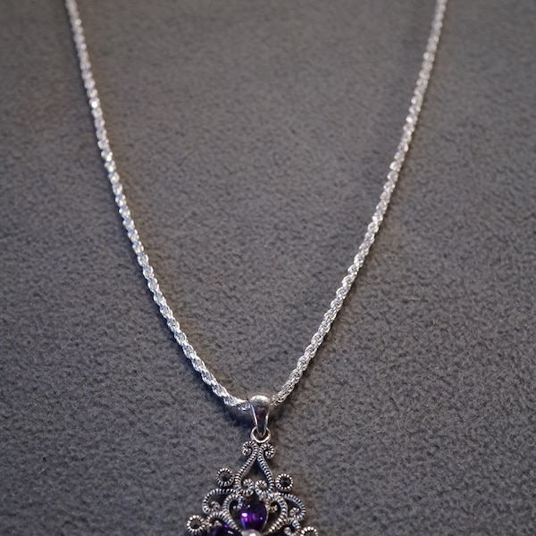 Lavaliere Necklace - Etsy