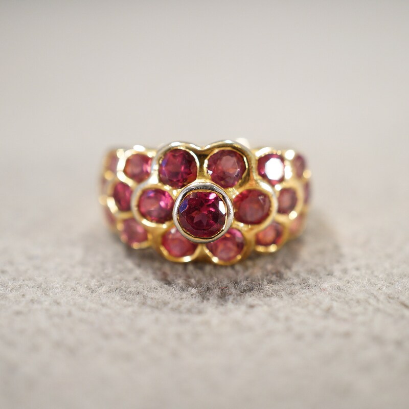 Bezel Set Ruby - Etsy