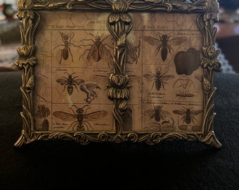 Double Pewter Picture Frame - Etsy