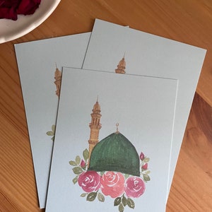 Masjid Nabawi Islamic Card Umrah/ Hajj Gift - Etsy