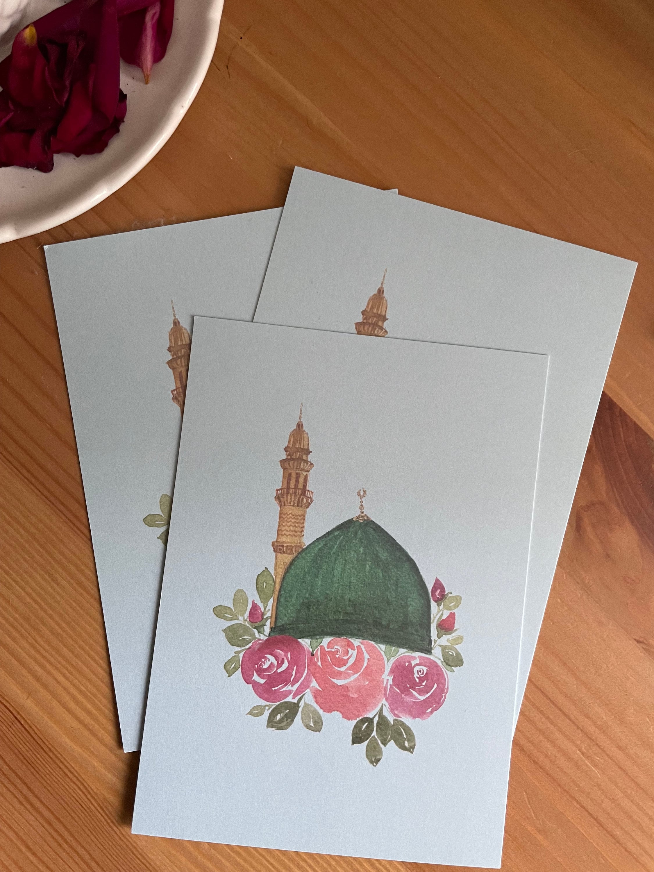 Masjid Nabawi Islamic Card Umrah/ Hajj Gift - Etsy