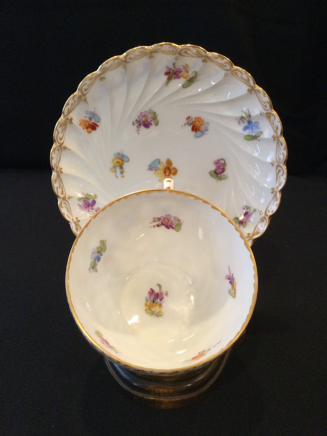 DRESDEN Porcelain Tea Cup and Saucer Set - Etsy