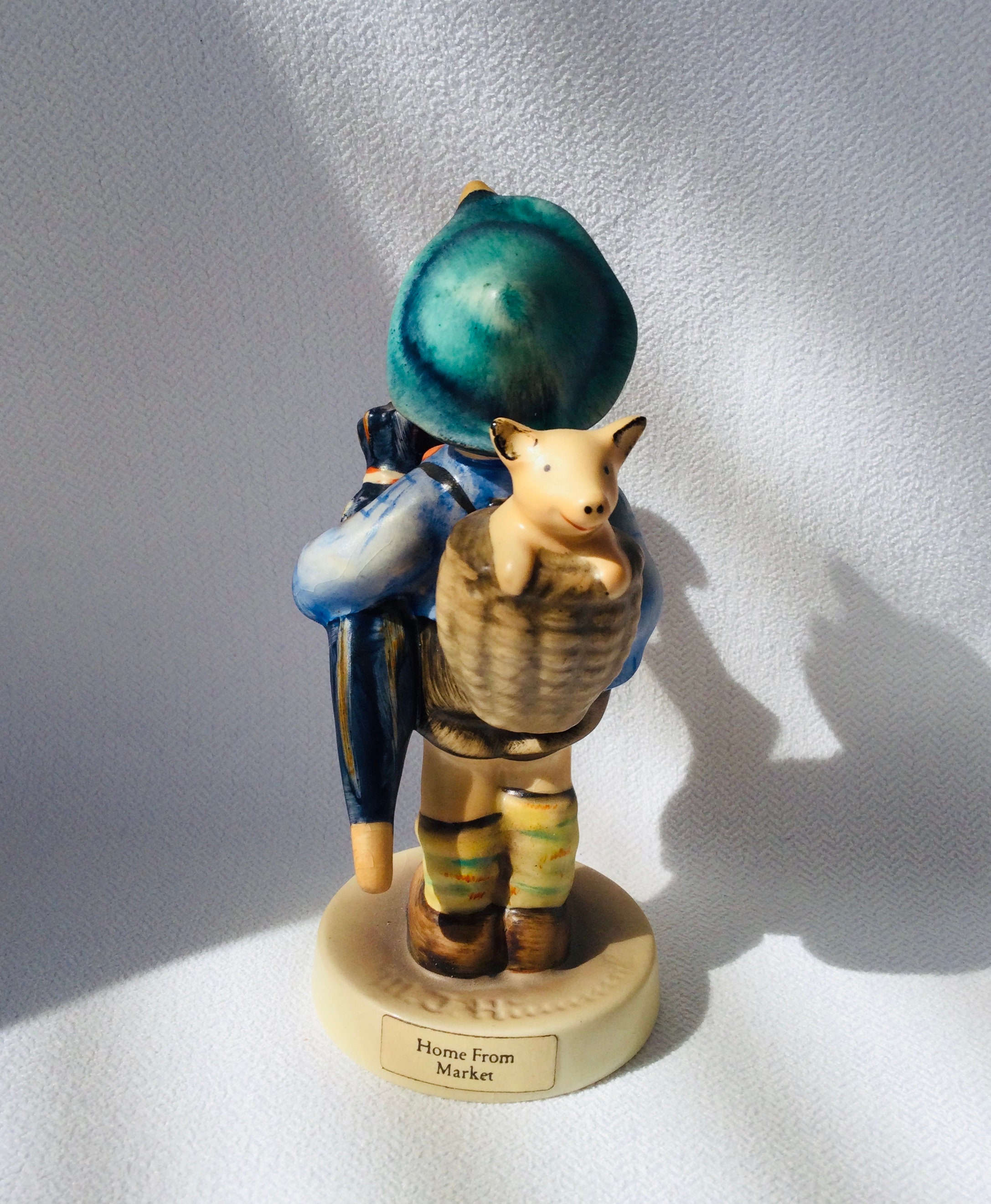 M J Hummel Figurine HOME FROM MARKET | Etsy