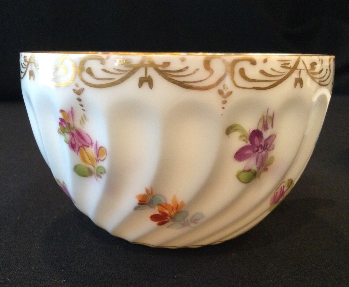 DRESDEN Porcelain Tea Cup and Saucer Set - Etsy