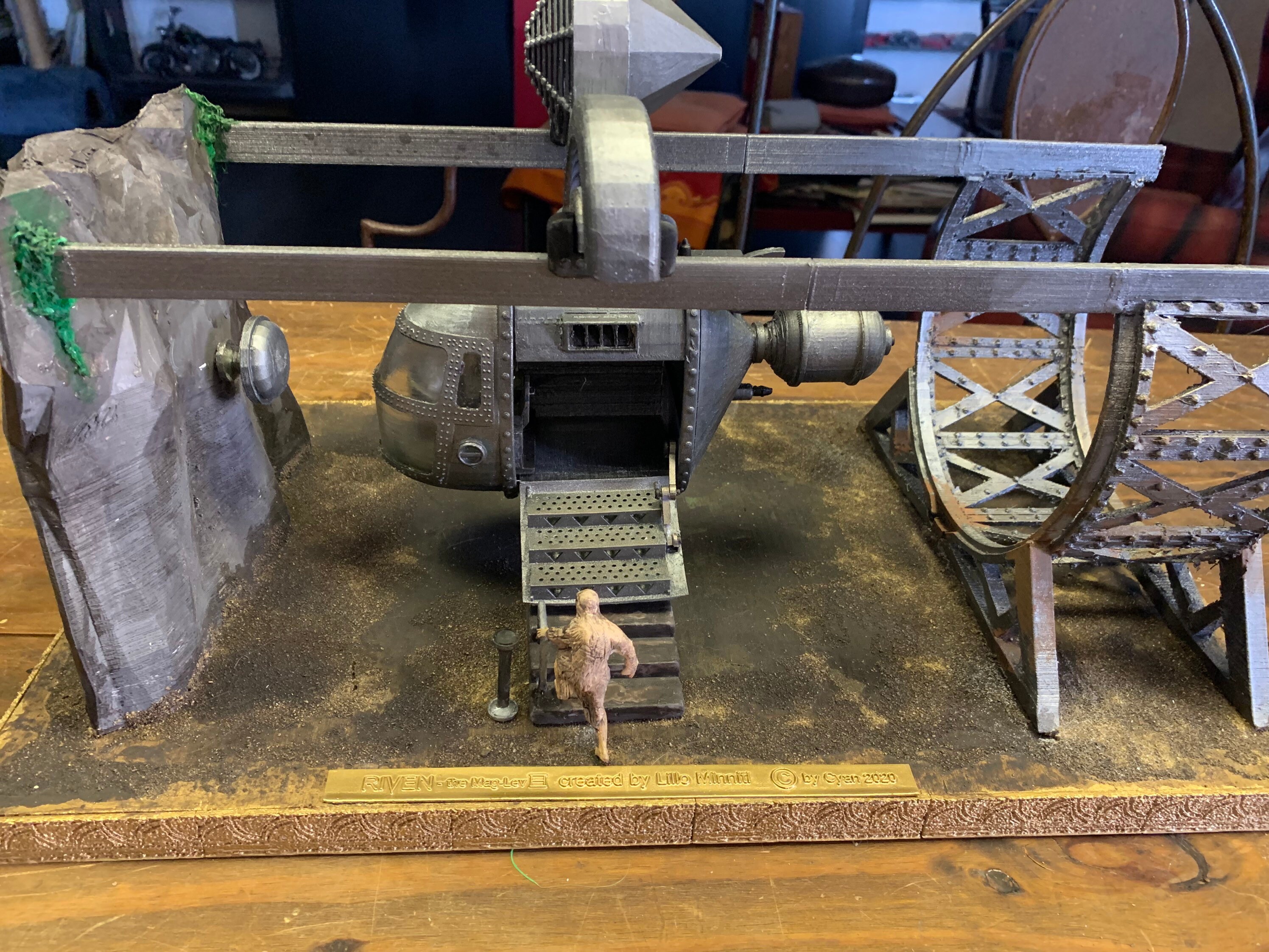 Riven’s Mag-lev Diorama - Etsy