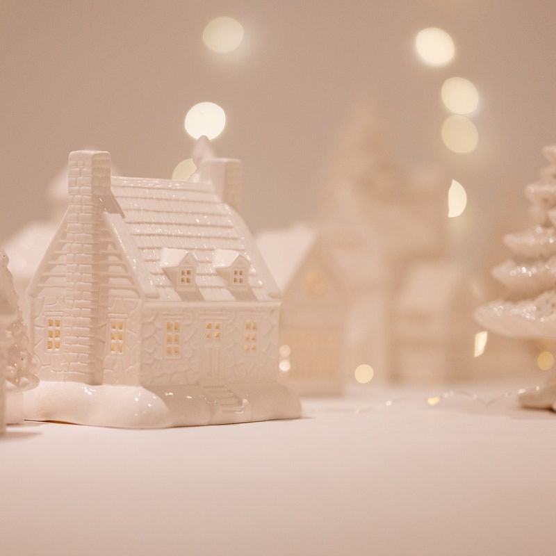 Ceramic Christmas Village - Etsy