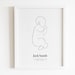 Customise Newborn Baby, Illustration Line, Drawing, Baby, Nursery, Room ...