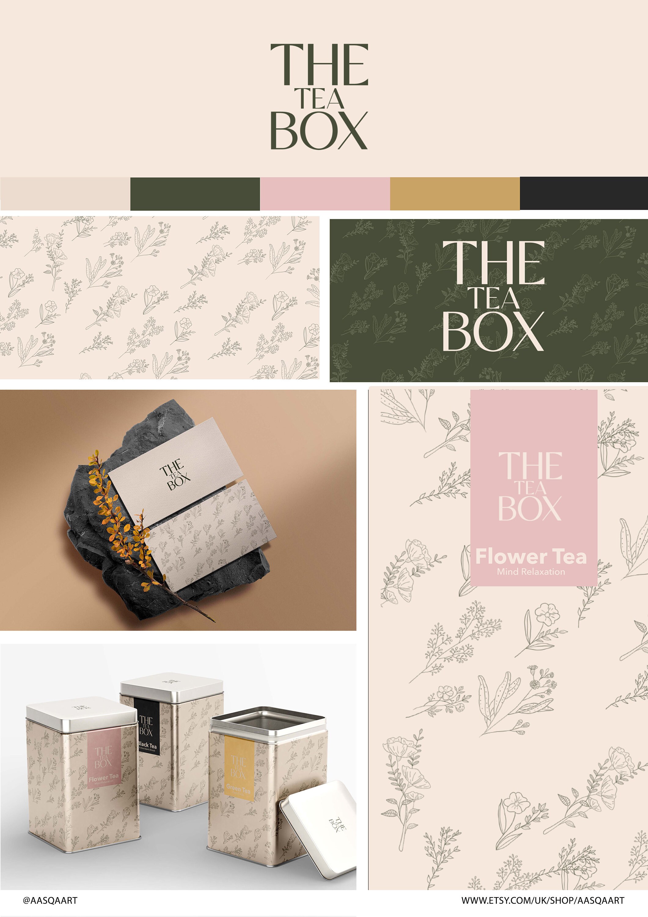 Custom Label, Storage Box Labels, Packaging Design, Minimalist Product ...