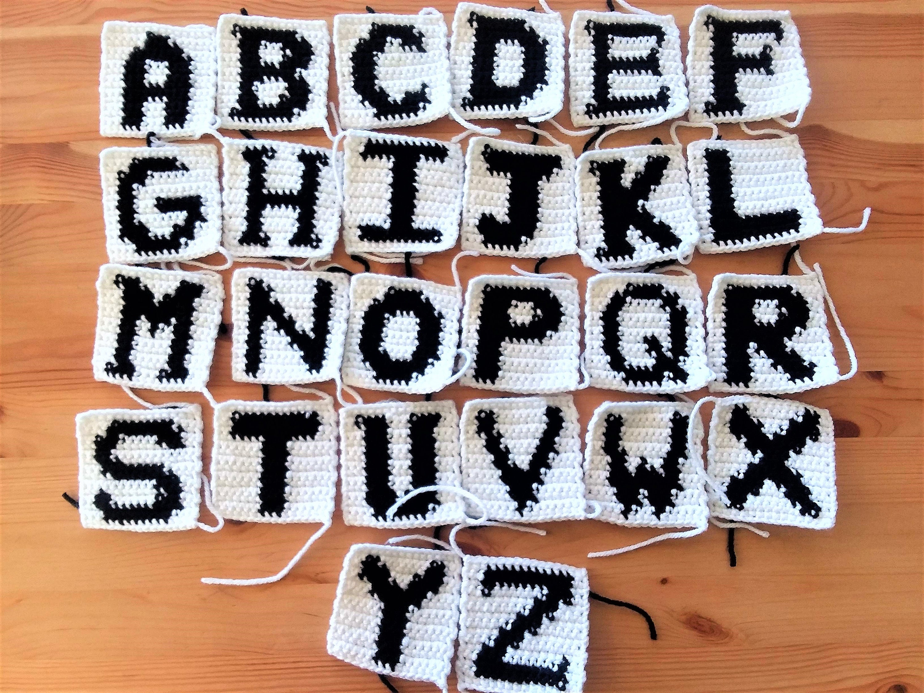 Alphabet Baby Blocks A-Z Crochet Pattern - Etsy UK