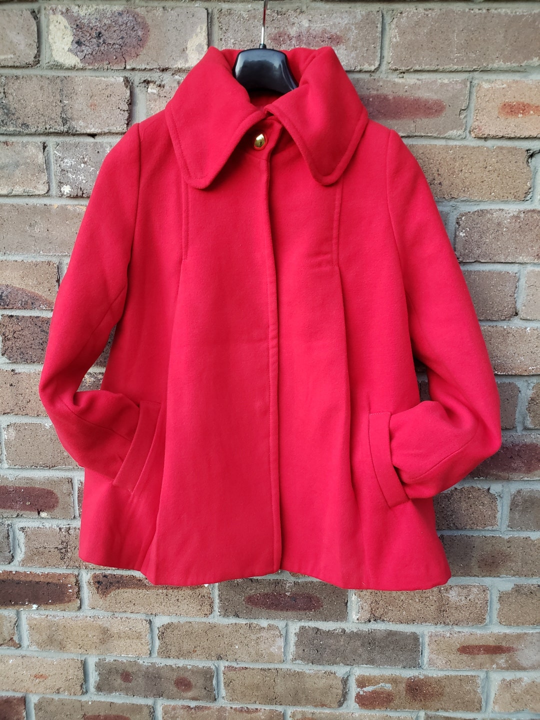 Beautiful Red Coat From Ciao Milano - Etsy