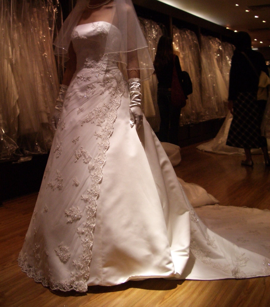 Dreamy A-line Princess Gown Wedding Dress With Chapel Train - Etsy